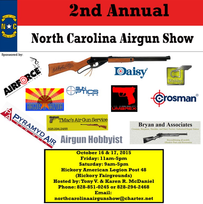 North Carolina Air Gun Show | information concerning North Carolina ...